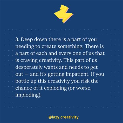 Lazy Creativity