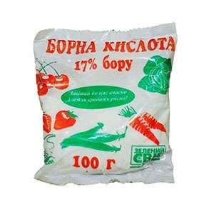 Борная кислота для растений, применение в качестве удобрения