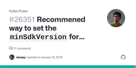 Recommened Way To Set The Minsdkversion For Android Plugins Issue