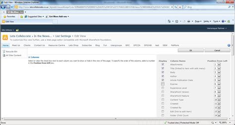 List Web Parts Deleted From Site Page When Editing Views In SharePoint 2010 Views From Veronique