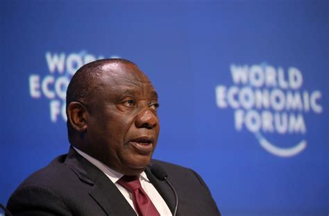 Cyril Ramaphosa Presidente Da África Do Sul Descarta Renúncia Em Meio
