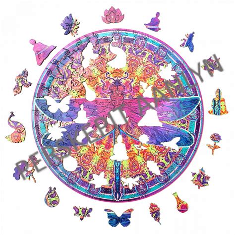 Wooden Puzzle Dragonfly 018 Perskepit