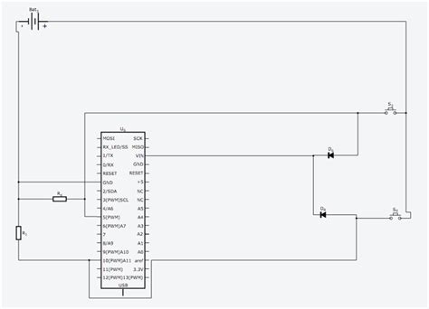 Arduino Two Buttons Powering And Digital Inputs In The Same Time Page General Electronics
