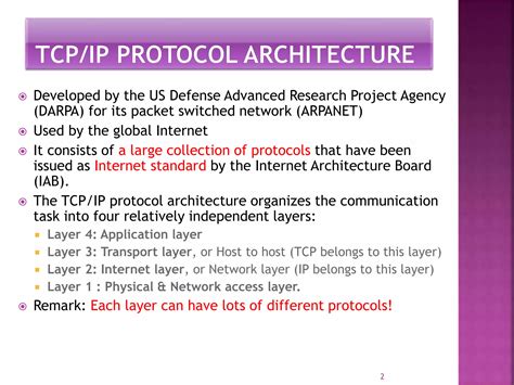 Tcpip Protocol Architeture Pptx Internet Computing