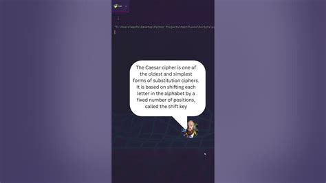 Python Caesar Cipher Udemy Codingchallange Caesars Code Pythonprogramming Youtube