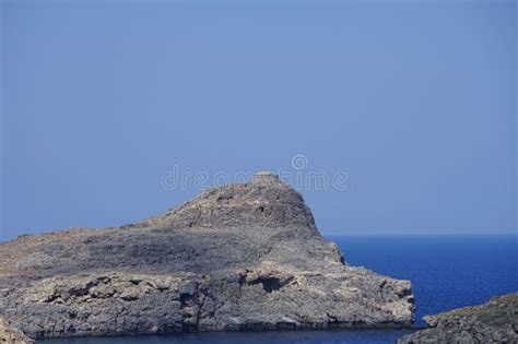 Tomb Of Kleoboulos Is On A Hill At The Tip Of The Peninsula In Lindos Rhodes Island Dodecanese