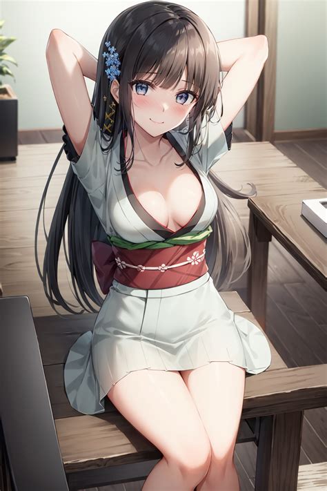 Rule 34 Ai Generated Black Hair Blue Eyes Mahouka Koukou No Rettousei