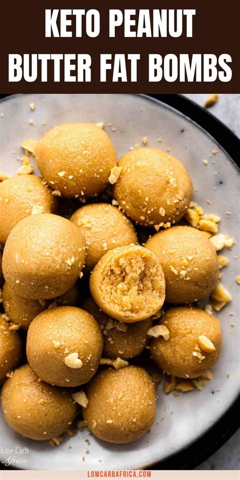 Keto Peanut Butter Fat Bombs Low Carb Africa