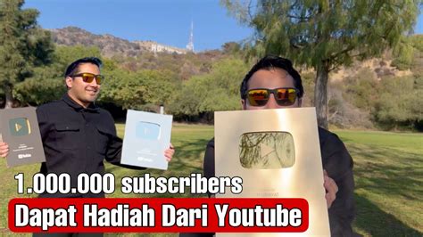 Unboxing Golden Play Button Hollywood Los Angeles Youtube
