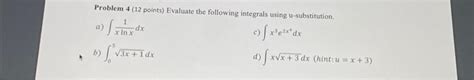 solved problem 4 12 points evaluate the following