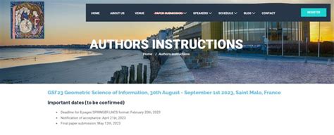 Frank Nielsen On Linkedin 1st Call For Papers Gsi23 Geometric