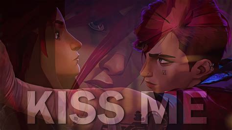 Vi And Caitlyn Kiss Me Arcane Youtube