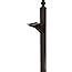 Gibraltar Mailboxes Landover Aluminum Black Mailbox Post Lp B Amazon