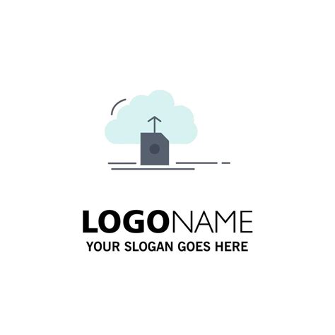 Cloud Upload Save Data Computing Flat Color Icon Vector 18016606 Vector
