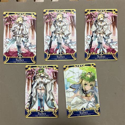 Fgoアーケード ネロ・クラウディウスブライト5枚セット メルカリ