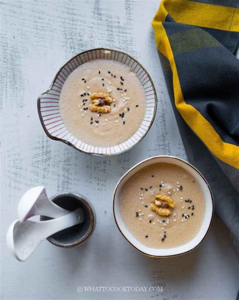 Chinese Creamy Walnut Dessert Soup 合桃糊 What To Cook Today