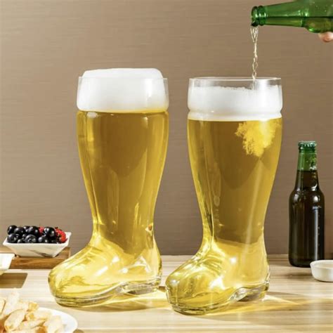 38 Off On 500ml Glass Boot Beer Mugs Onedayonly