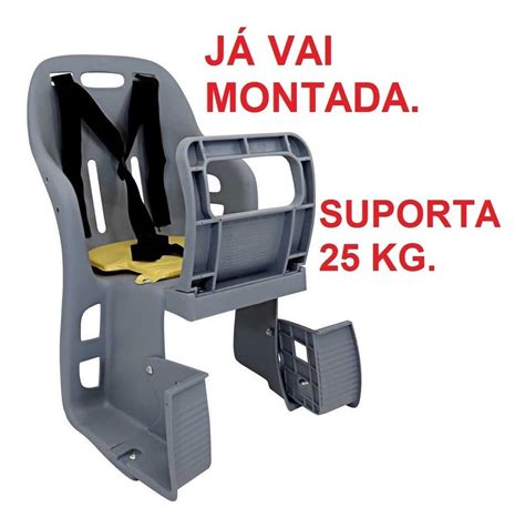 Cadeirinha Infantil P Bicicleta Bike Traseira Bagageiro R Em Mercado Livre