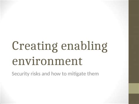 ppt creating enabling environment dokumen tips