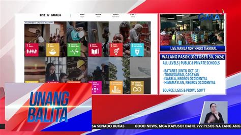 17 Sustainable Development Goals Ng U N Target Na Makamit Ang Peace At Unang Balita YouTube