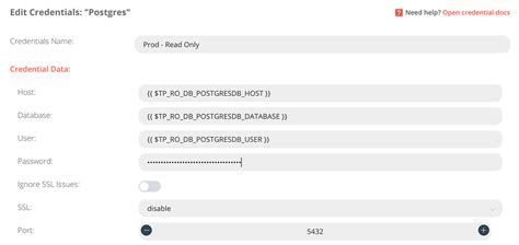 loading credentials fields from environment variables questions n8n