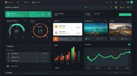 Premium Photo Modern Dashboard Analytics Interface