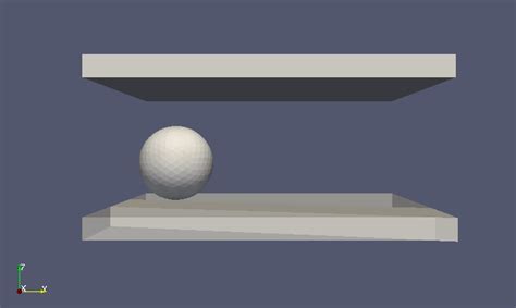 screen shot of the begin of simulation output from paraview software