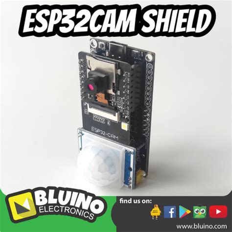 Jual ESP32 Cam Shield USB C CH340 ESP32 Cam PIR Sensor Shield Only