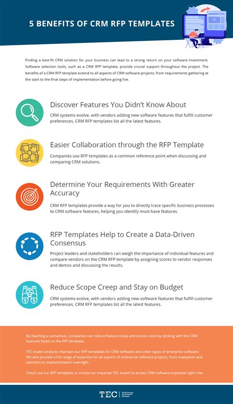 crm rfp templates in depth requirements list in excel tec