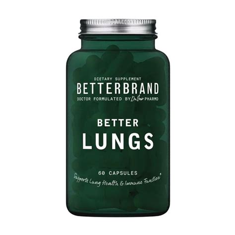 Betterbrand Better Lungs 60 Pc Shelhealth