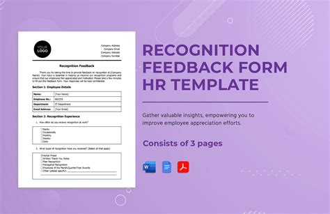 HR Evaluation Feedback Form Template In Word Pages PDF Google Docs Download Template Net