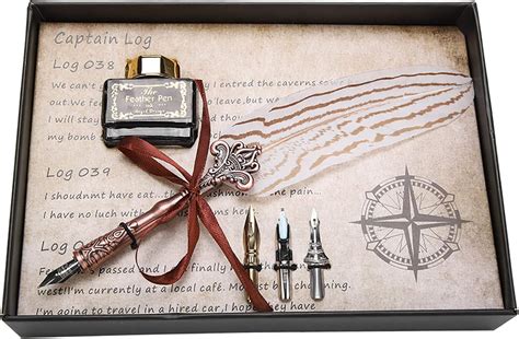 Bewinner Classical Immersion Feather Handmade Calligraphy Fountain