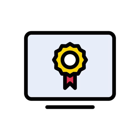 Screen Vector Stall Lineal Color Icon