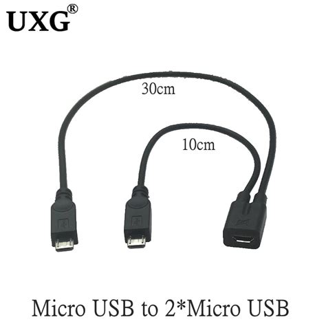 Type C USB Micro USB Female To Micro Mini USB Type C Type B Male Y Splitter Charge