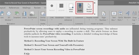 How To Record Your Screen In PowerPoint 3 Ways