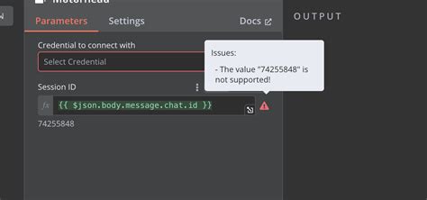 Cant Figure Out Session Id Issue Value Format Not Supported
