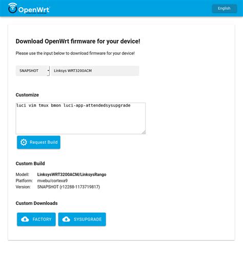 Online ImageBuilder And Upgrade Server Community Builds Projects