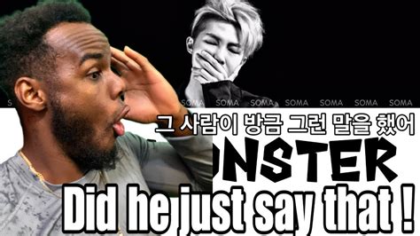 Rm Rap Monster Mv He A Monster Bts Reaction Youtube
