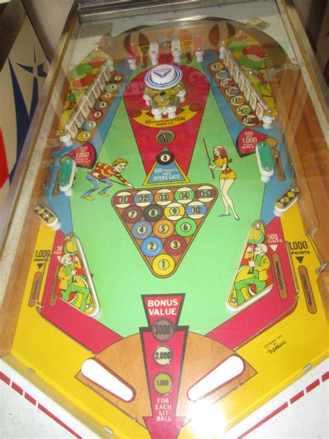 1974 Gottlieb Hot Shot At Ann Arbor Michigan Pinball Museum Vfw Info
