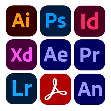 어도비 2d 3d Logo Icon