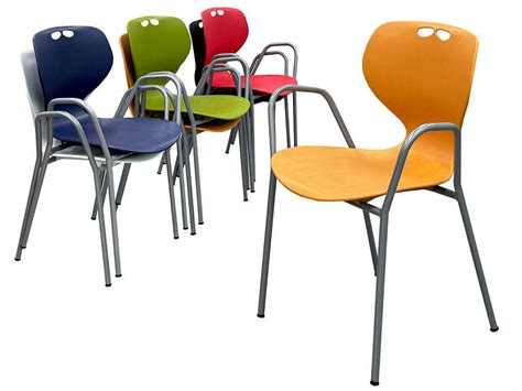 Classroom Stack Chair 300 Pound Weight Capacity Set Of 4