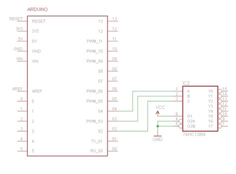 Circuitos De Expansão De Ios Do Arduino Embarcados