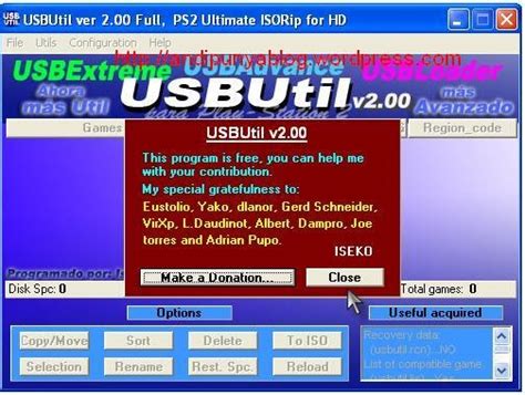 Tutorial USB Util UNTUK OPL Game Xu
