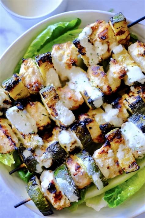 Marinated Chicken Caesar Skewers Dashing Dish Chicken Dinner