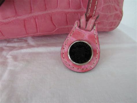 DOONEY BOURKE NILE COLLECTION BARREL SATCHEL PINK CRO Gem