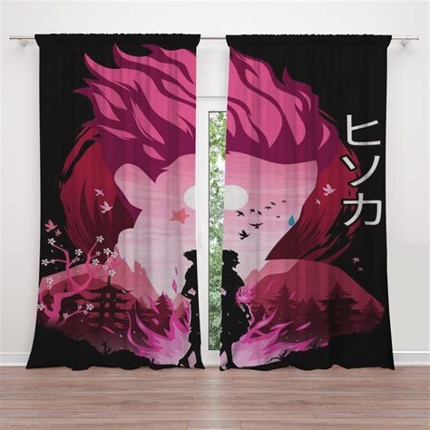 Hisoka Blackout Curtains For Bedroom 2 Panels Crush Curtain