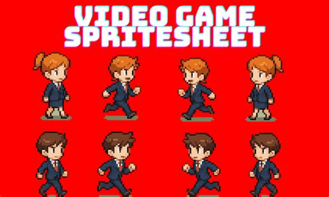 2d Spritesheet Animation Sprite Animation Character Sheet Indie Game Spritesheet By Jojocaesar