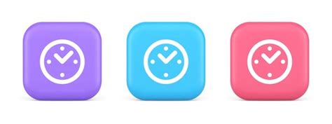 Premium Vector Alarm Clock Time Countdown Button Deadline Measurement