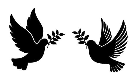 Peace Dove With Olive Branch