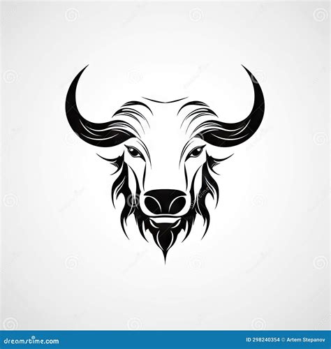Silhouette Of Bison Vector Logo 221798177